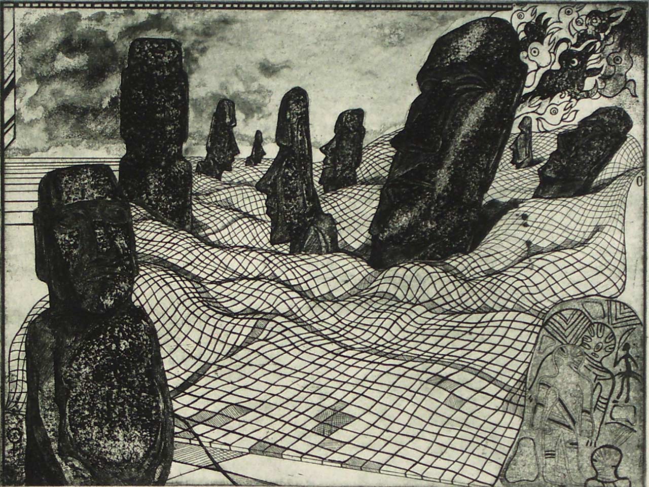 Inside Easter Island - Victor Savchenko - Artist - Bella Belarus